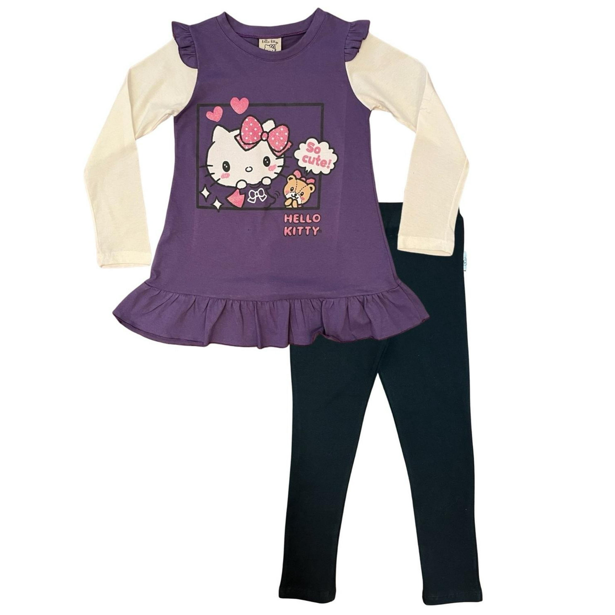 Conjunto Niña Hello Kitty violeta 8 | Lider