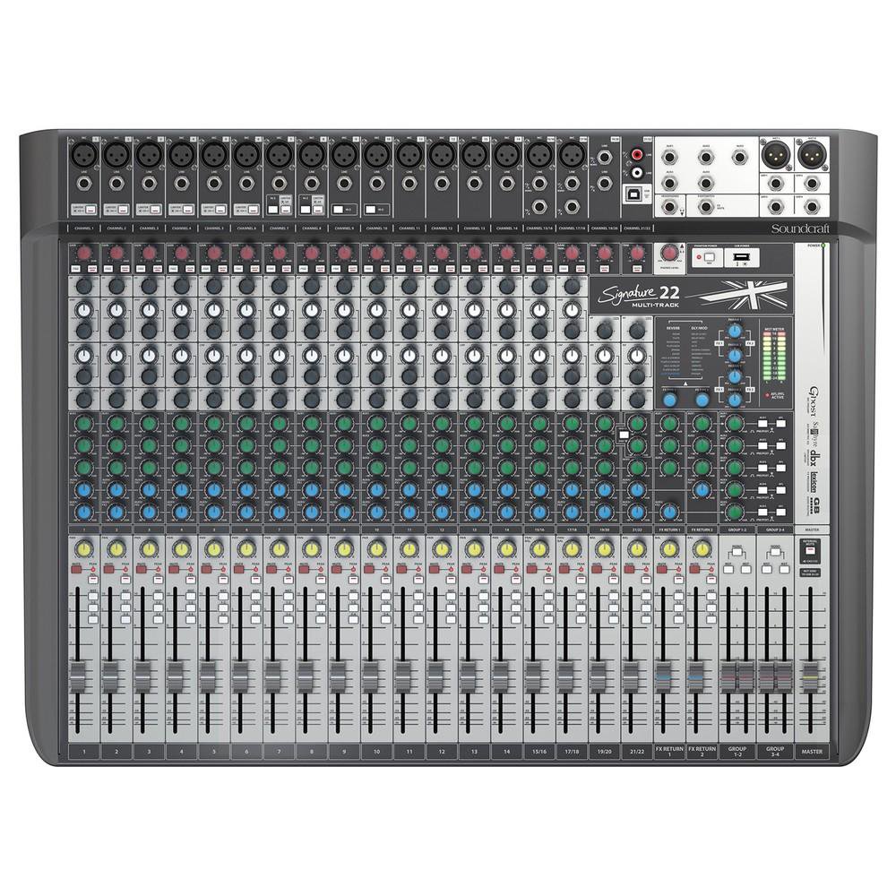 Consola mixer Soundcraft Signature 22 MTK | Lider
