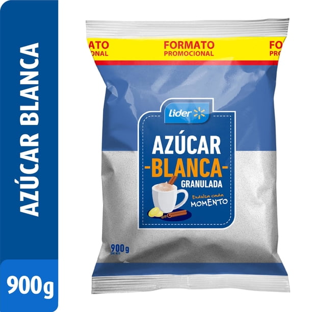 Azúcar Blanca Granulada Bolsa, 900 g | Lider
