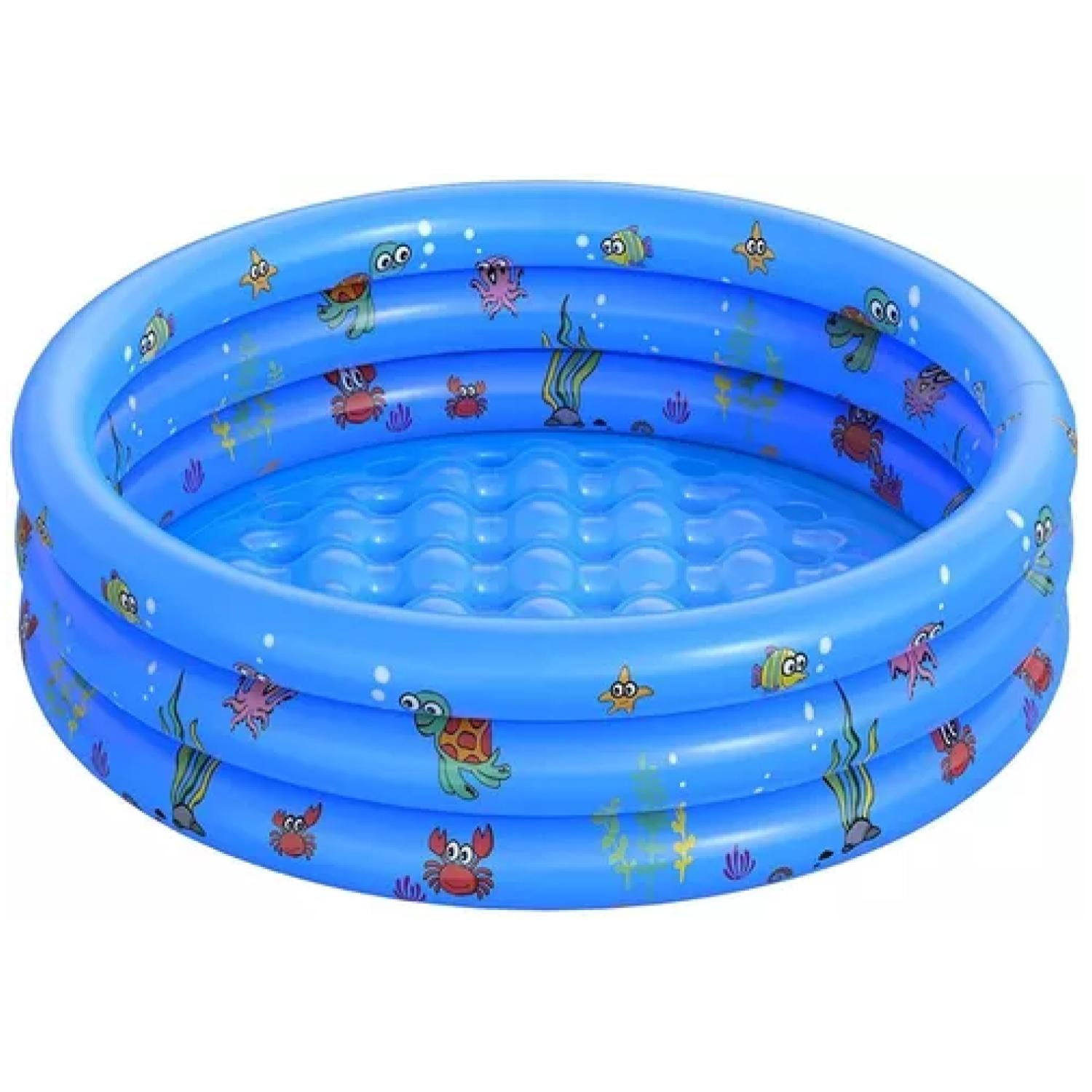 Piscina Inflable Redonda 120x40cm Azul Infantil | Lider