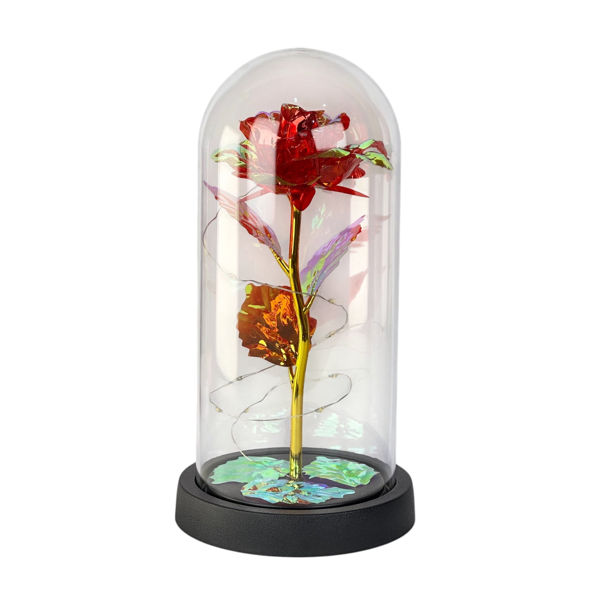Rosa Eterna Encapsulada Flor Artificial Regalo Dia Del Amor | Lider