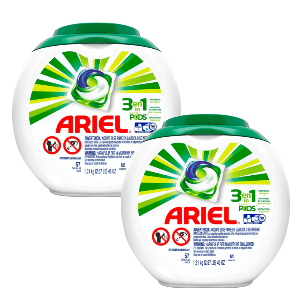 Pack Detergente en Capsulas Ariel 2 x 57 Un | Lider