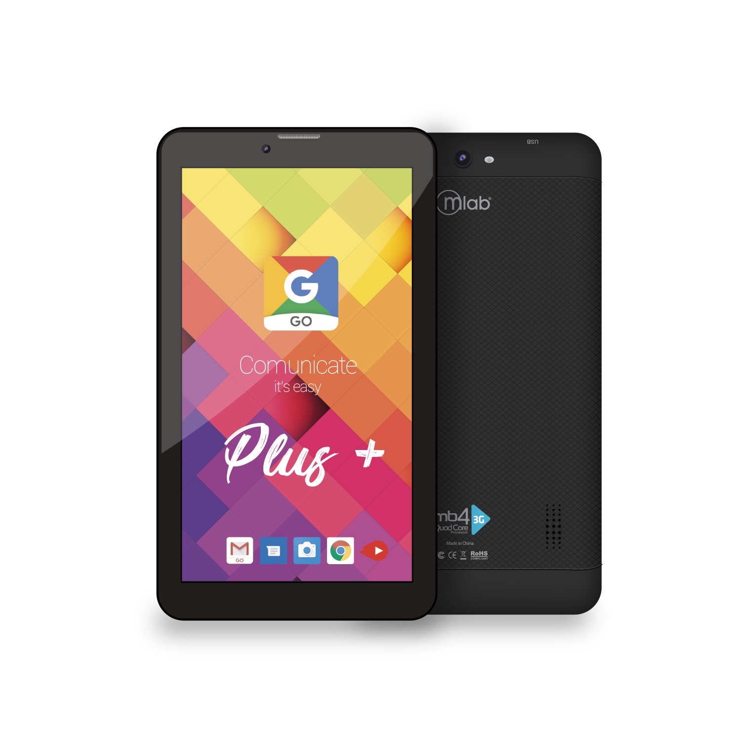 MICROLAB TABLET 7 MB4 PLUS 3G 1GB 16GB BLACK | Lider