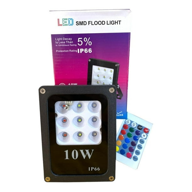 Foco Reflector Rgb 10w Led Multiled | Lider