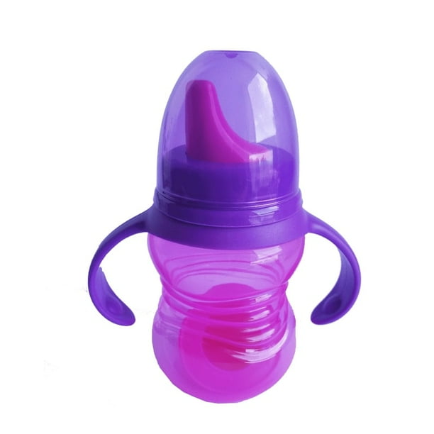 Vaso Entrenamiento Doble Boquilla Botella Manilla Bebe Niños | Lider