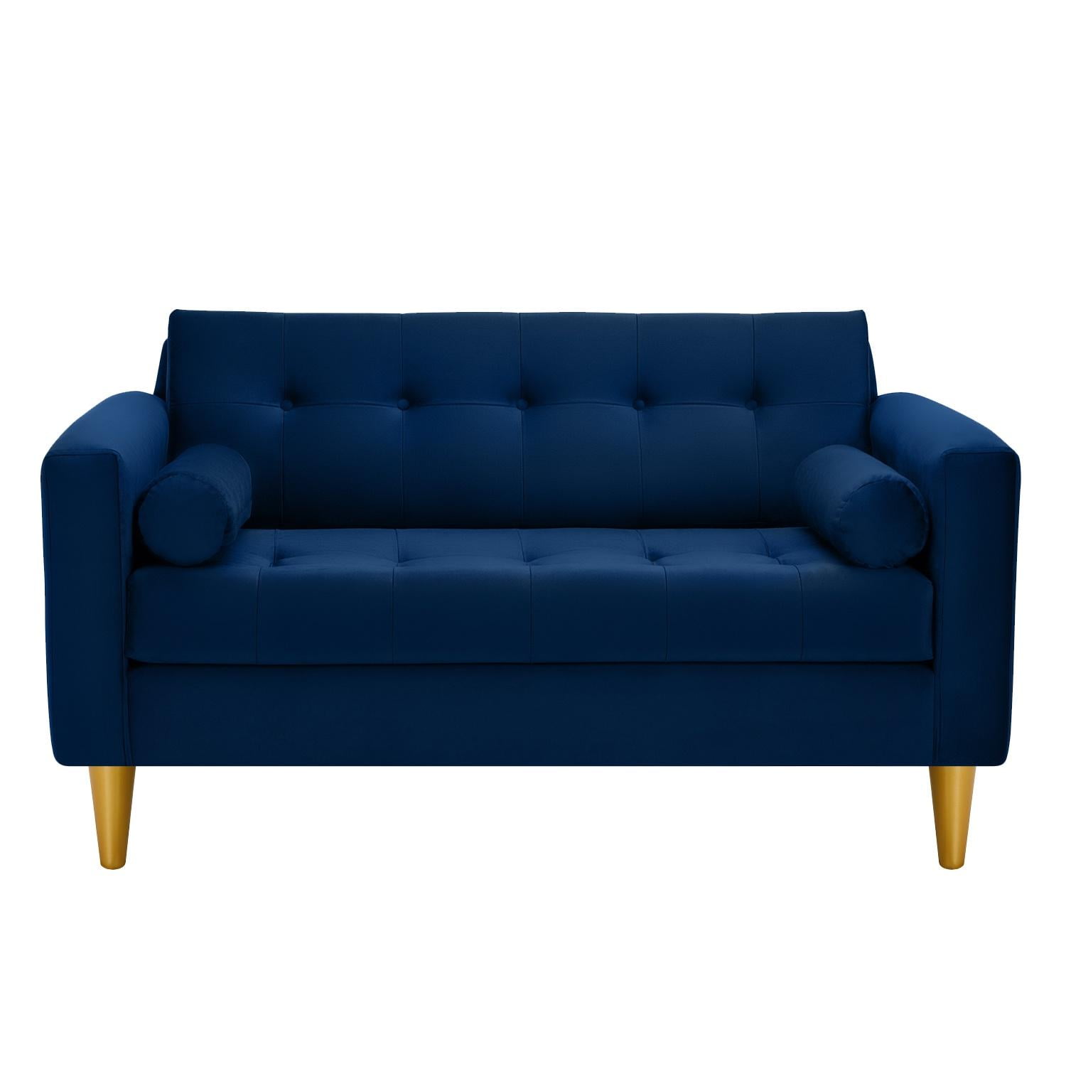 Sofa Retro 2C Felpa 01 Azul Marino | Lider