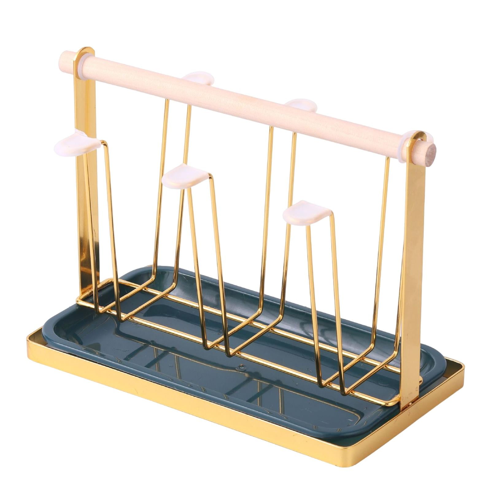 Elegante Portavasos De Hierro Portavasos 6 Ganchos Protectores Para ...