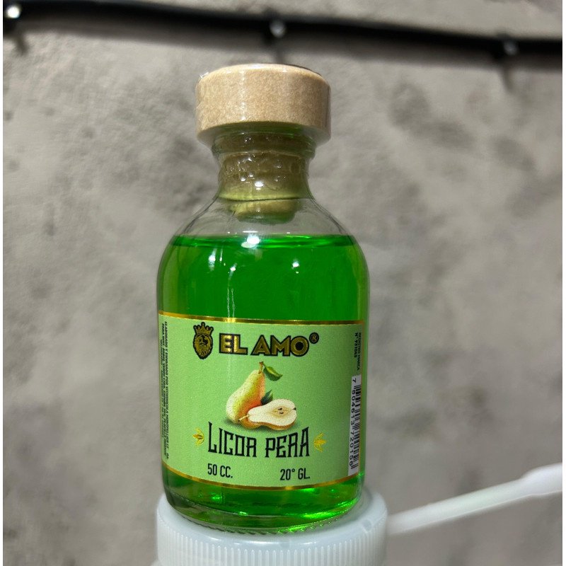 Miniatura Licor Pera El Amo - 50ml (vidrio) | Lider