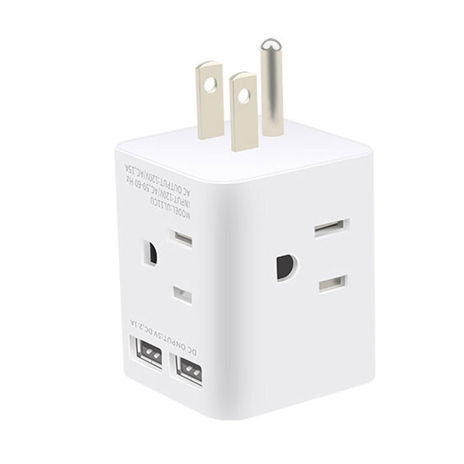 Extensor de enchufe múltiple, divisor de tomacorrientes de pared con 4 ...