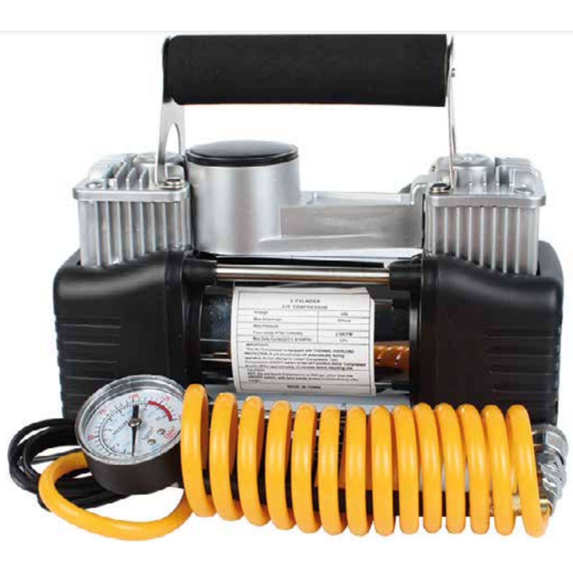 Compresor De Aire Portatil Doble Piston 12V Rapido Tecnolab | Lider
