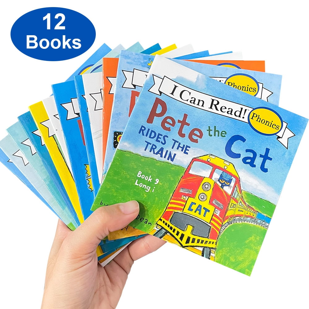 12 Books/Set Biscuit Series I Can Read Phonics Words Learning English ...