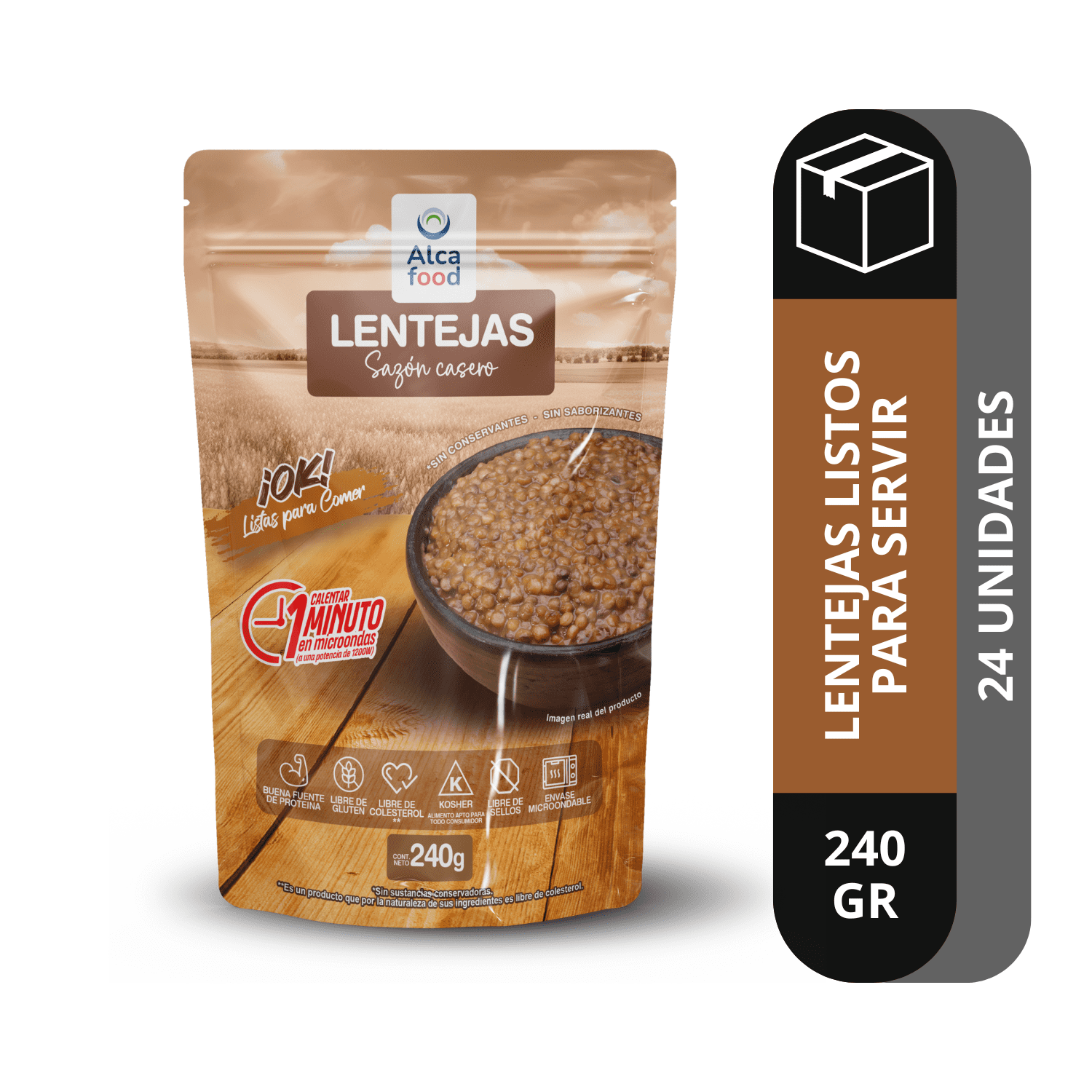 LENTEJAS PREPARADAS ALCAFOOD 240 GR | Lider
