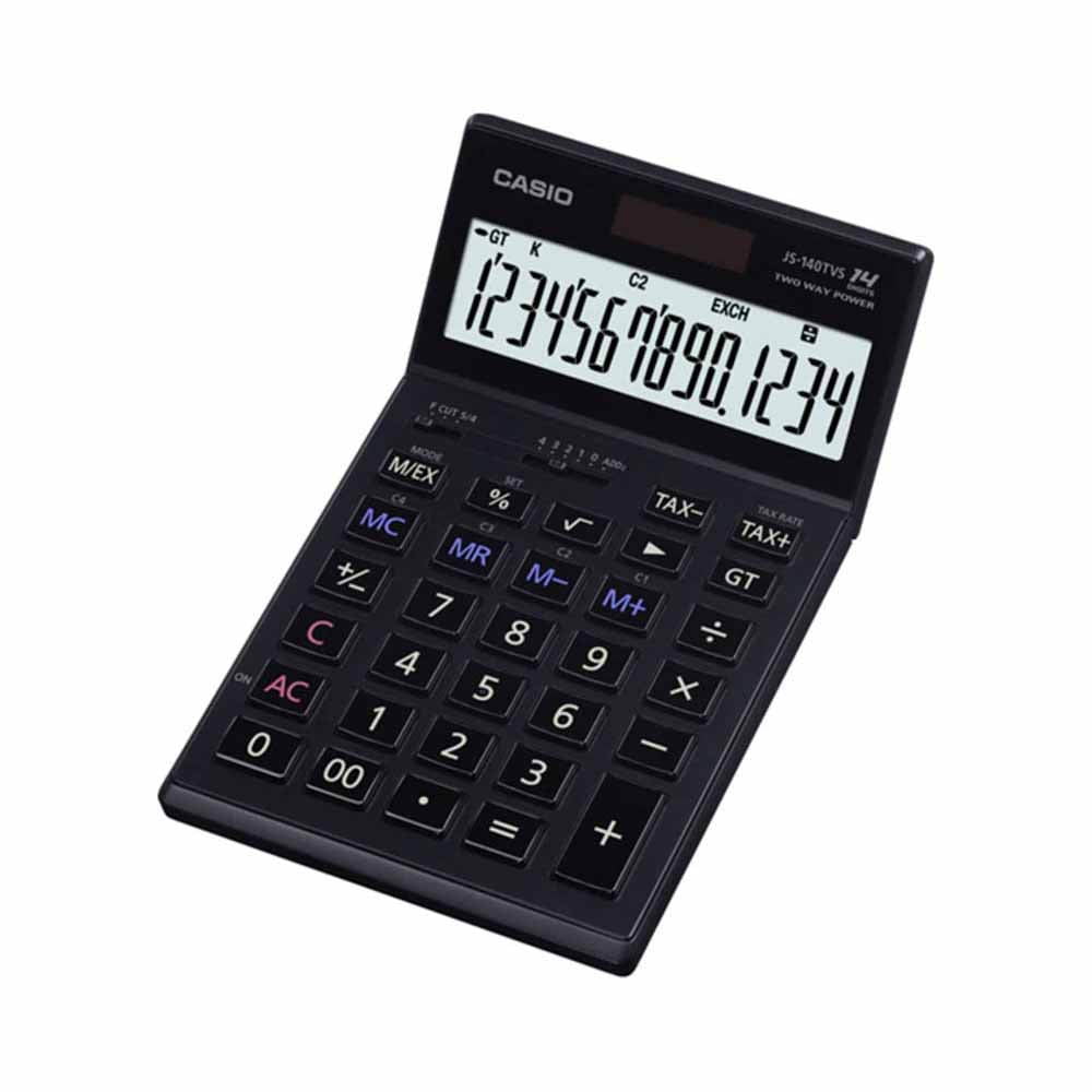 Calculadora Casio JS-140TVS-BK | Lider