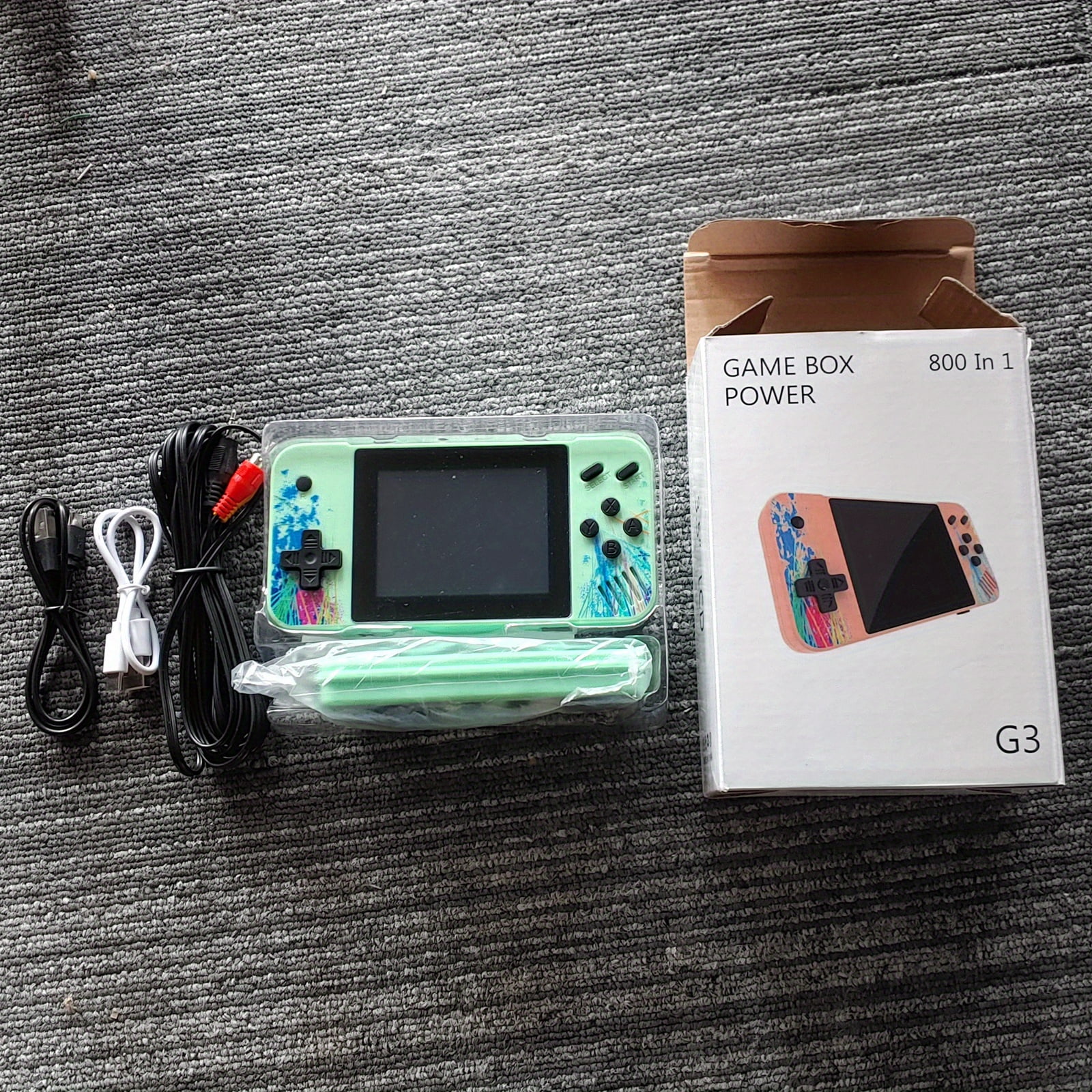 Handheld Game Controller For Kids Portable Video Game Player Built-in 3 ...