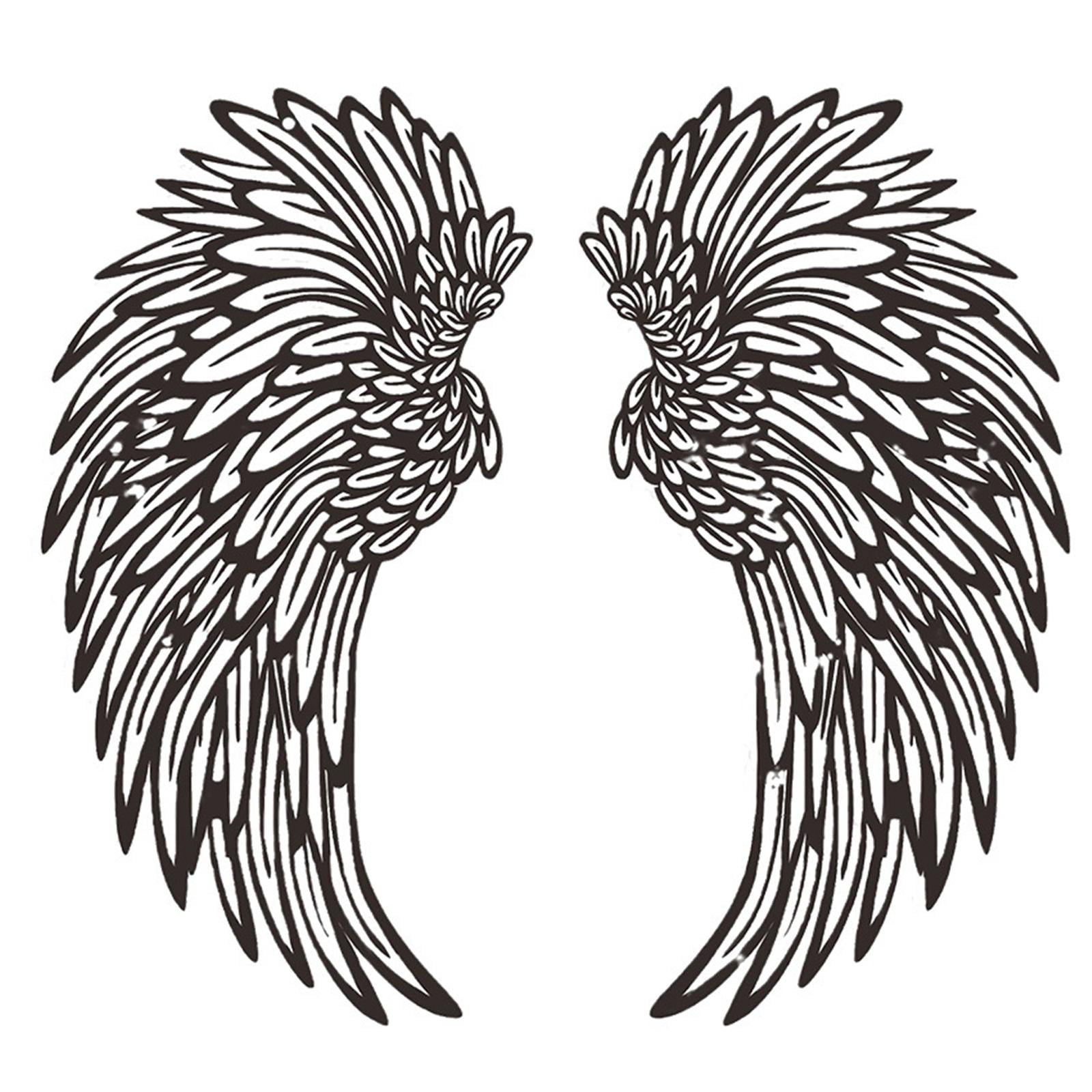 Alas De Ángel Metal Wall Art Decor Escultura De Pared Para Sala De ...