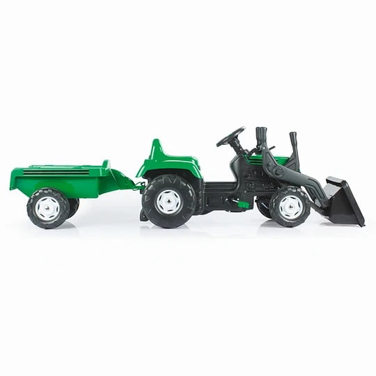 Tractor Pedales Maxi Ranch Verde C/Carro | Lider