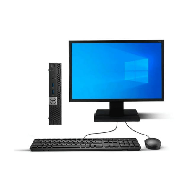 KIT MONITOR + MINI PC DELL 7040 Micro i5 8GB 500GB + Teclado&Mouse ...
