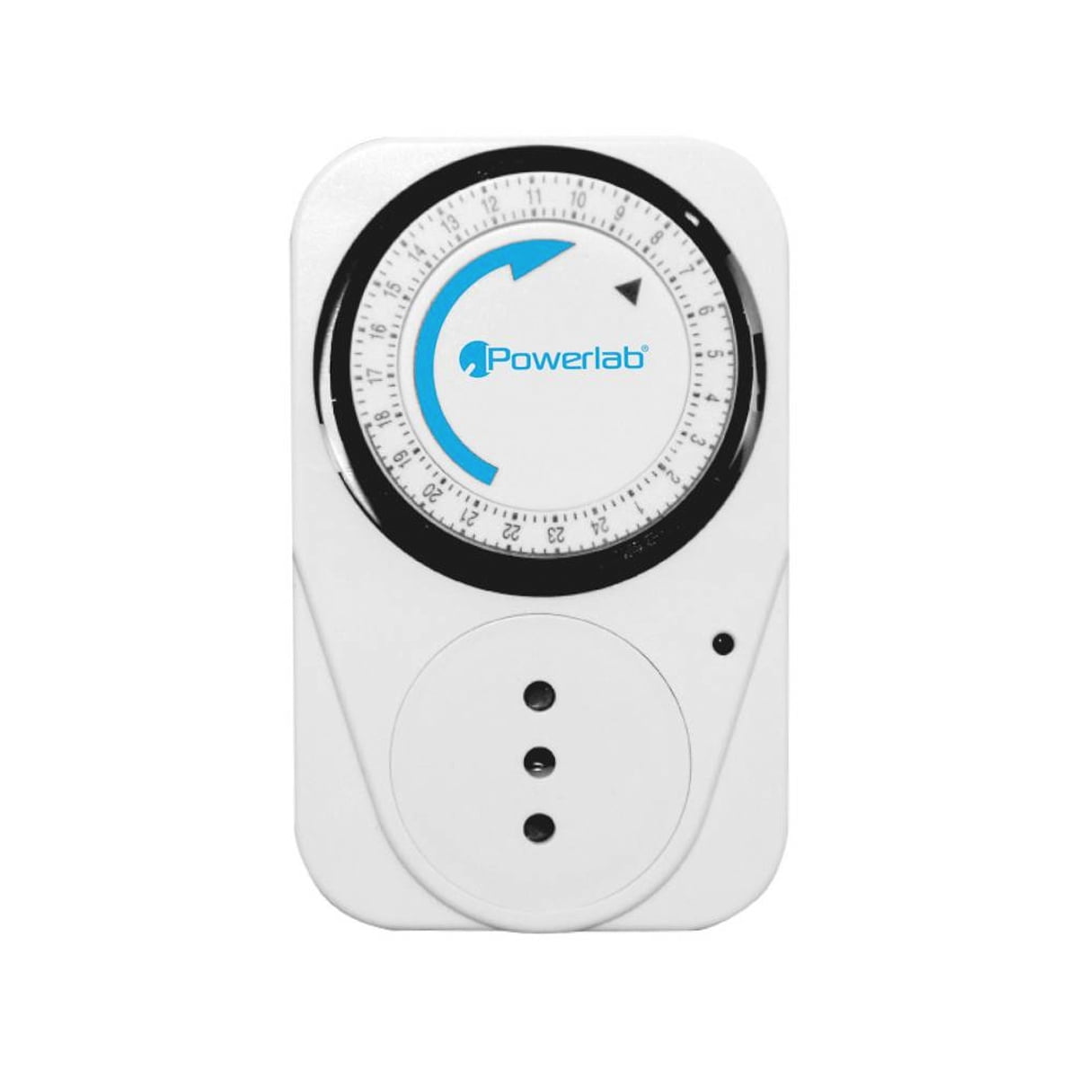 Timer Análogo Diario-Blanco | Lider