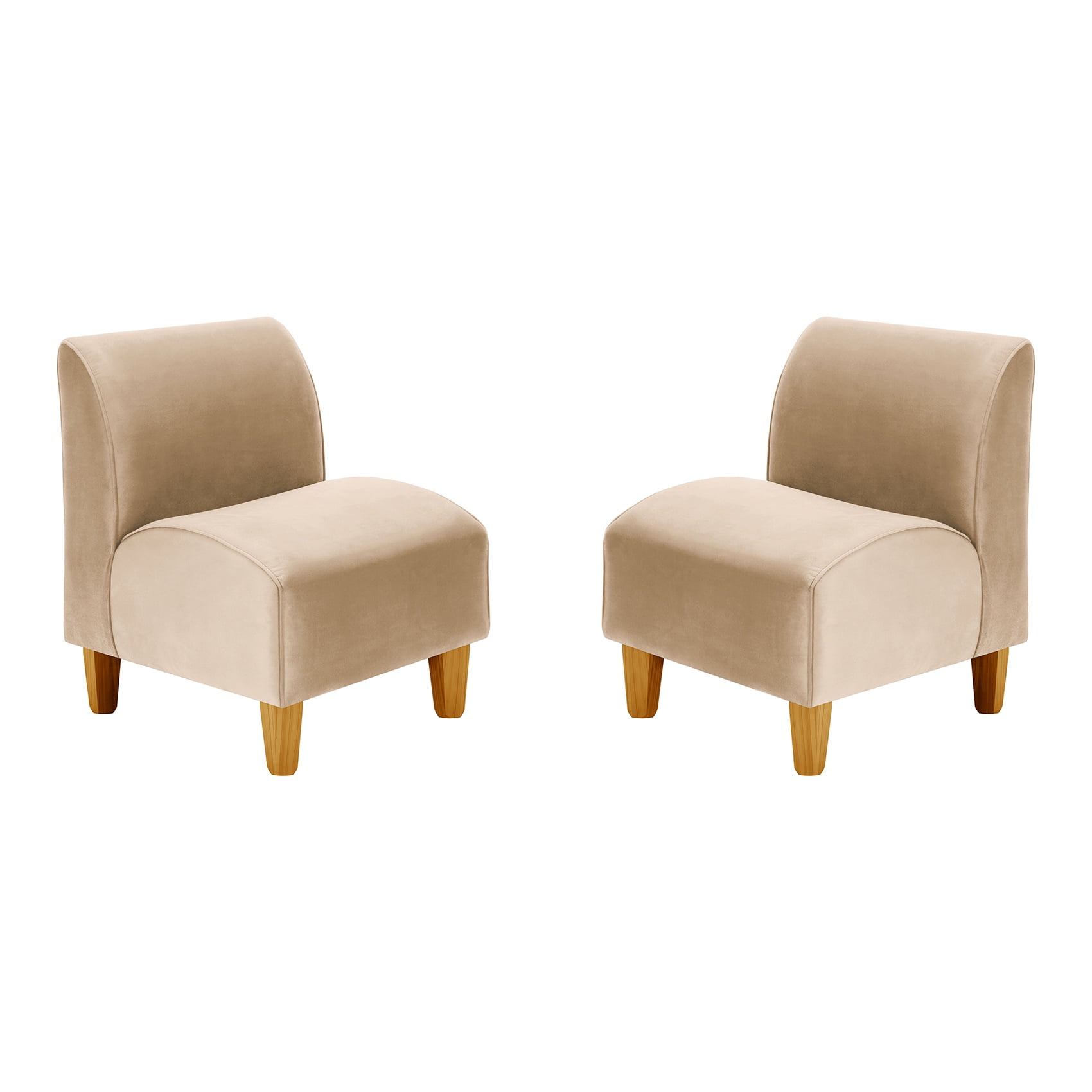 Set Poltrona Soft 1C Felpa 04 Beige | Lider