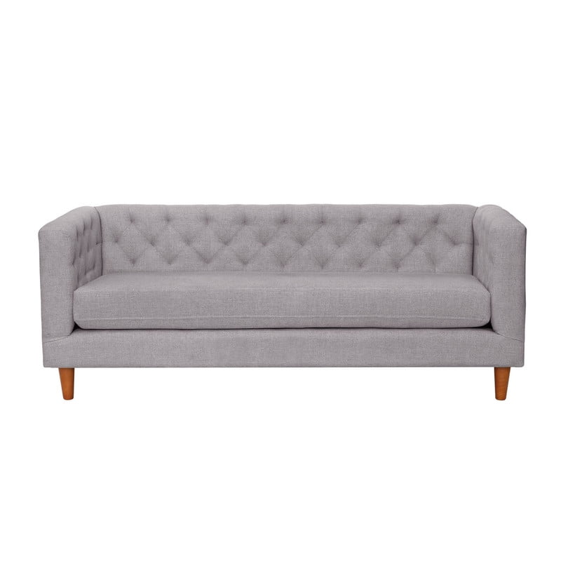 Sofa Brescia 3C Lino Gris Claro | Lider