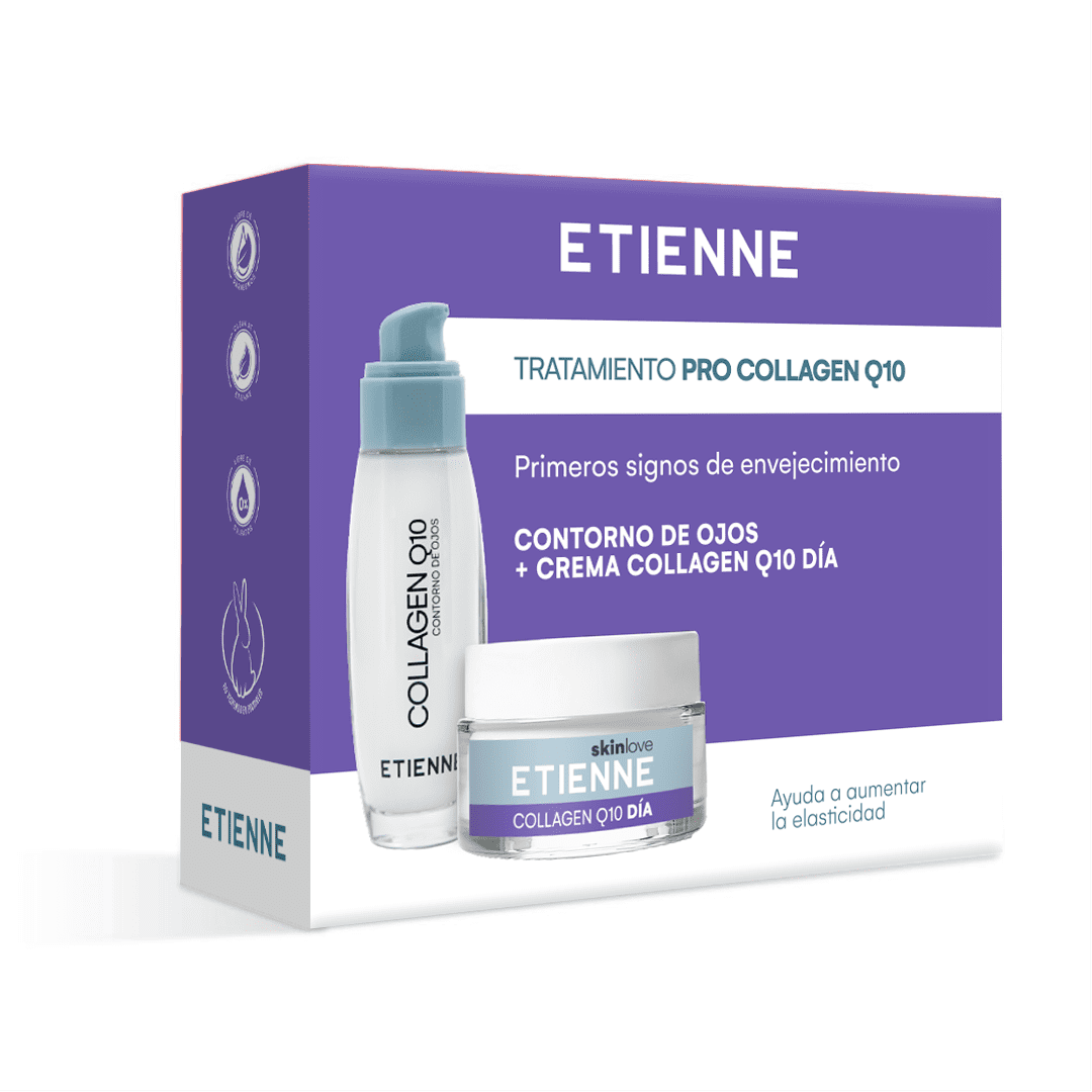 Etienne Set Collagen Q10 Día 50g + Contorno de Ojos 15g | Lider