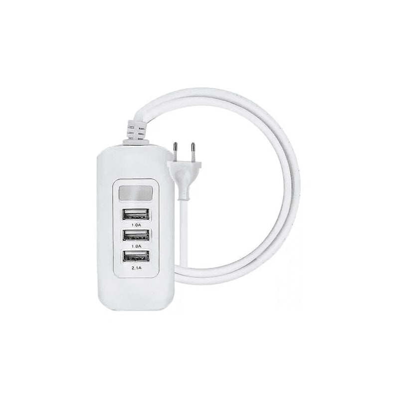 Cargador Usb 3 En 1 Carga Normal Y Rapida Multiple 1 Metro De Largo | Lider