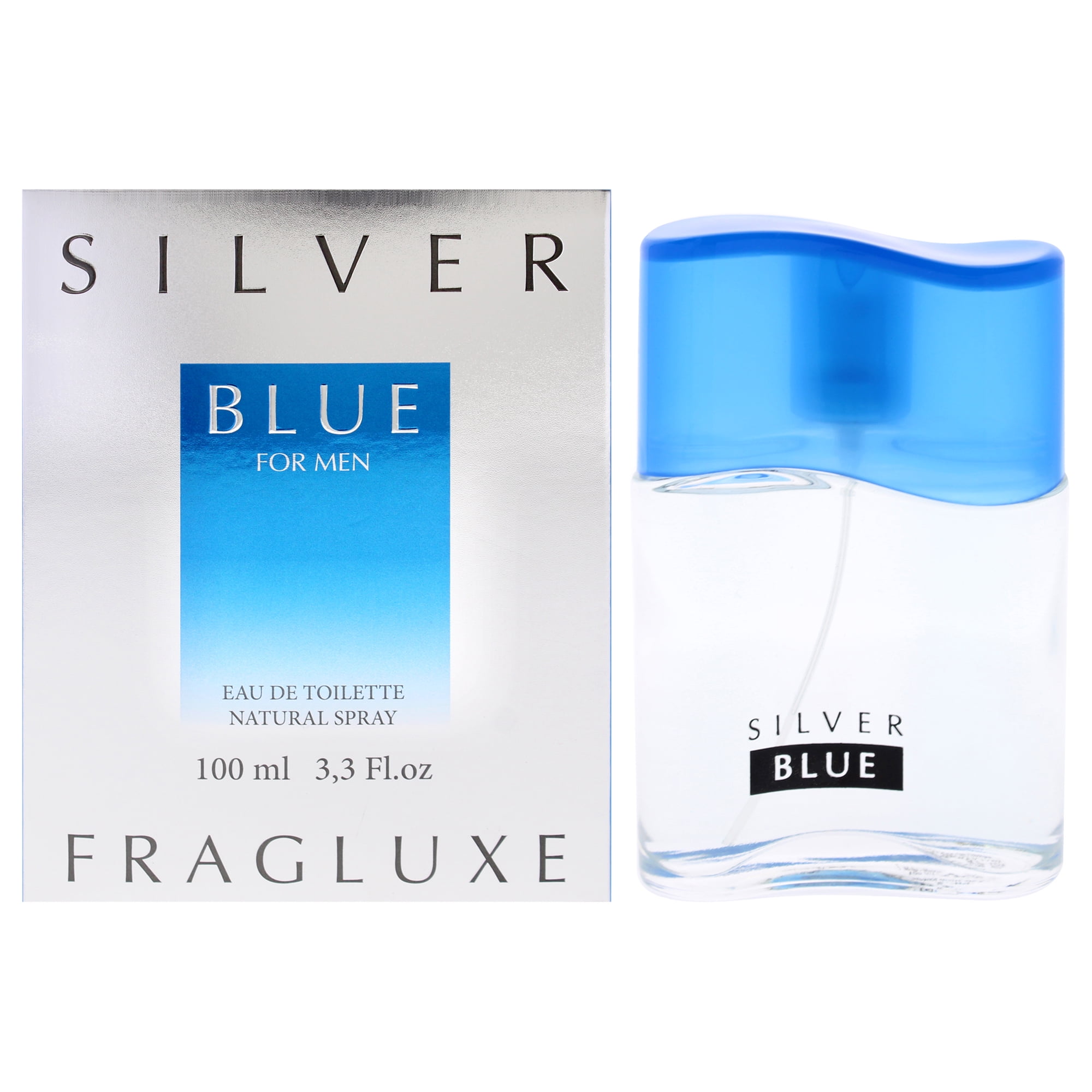 Perfume Fragluxe Silver Blue EDT 100ml Hombre | Lider