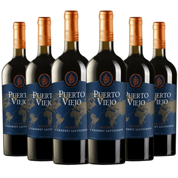 6 Vinos Reserva Cabernet Sauvignon, 750 ml, 13.5% | Lider