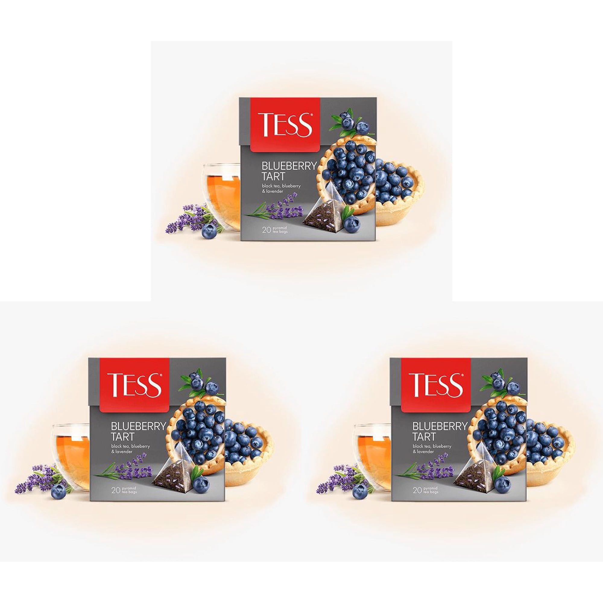 Pack 3 Tess Blueberry Tart | Lider