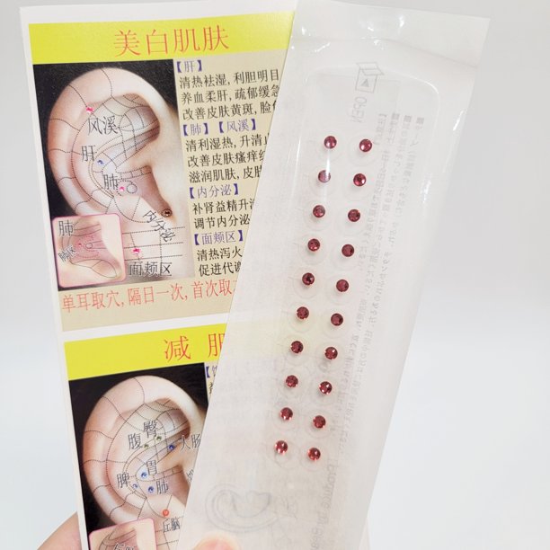 Weight Loss Beauty Health Care New Crystal Ear Acupuncture Point ...