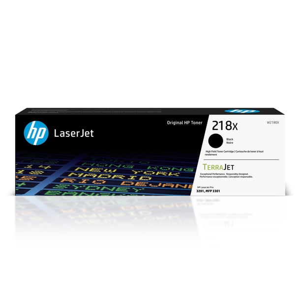 Cartucho de tóner HP 218X negro de alto rendimiento para Laserjet Pro ...