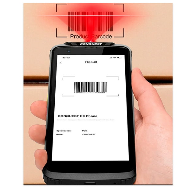 CONQUEST F5 - PDA Zebra Android Celular 4G Resistente IP68 Lector Código Barras QR Inventario ...