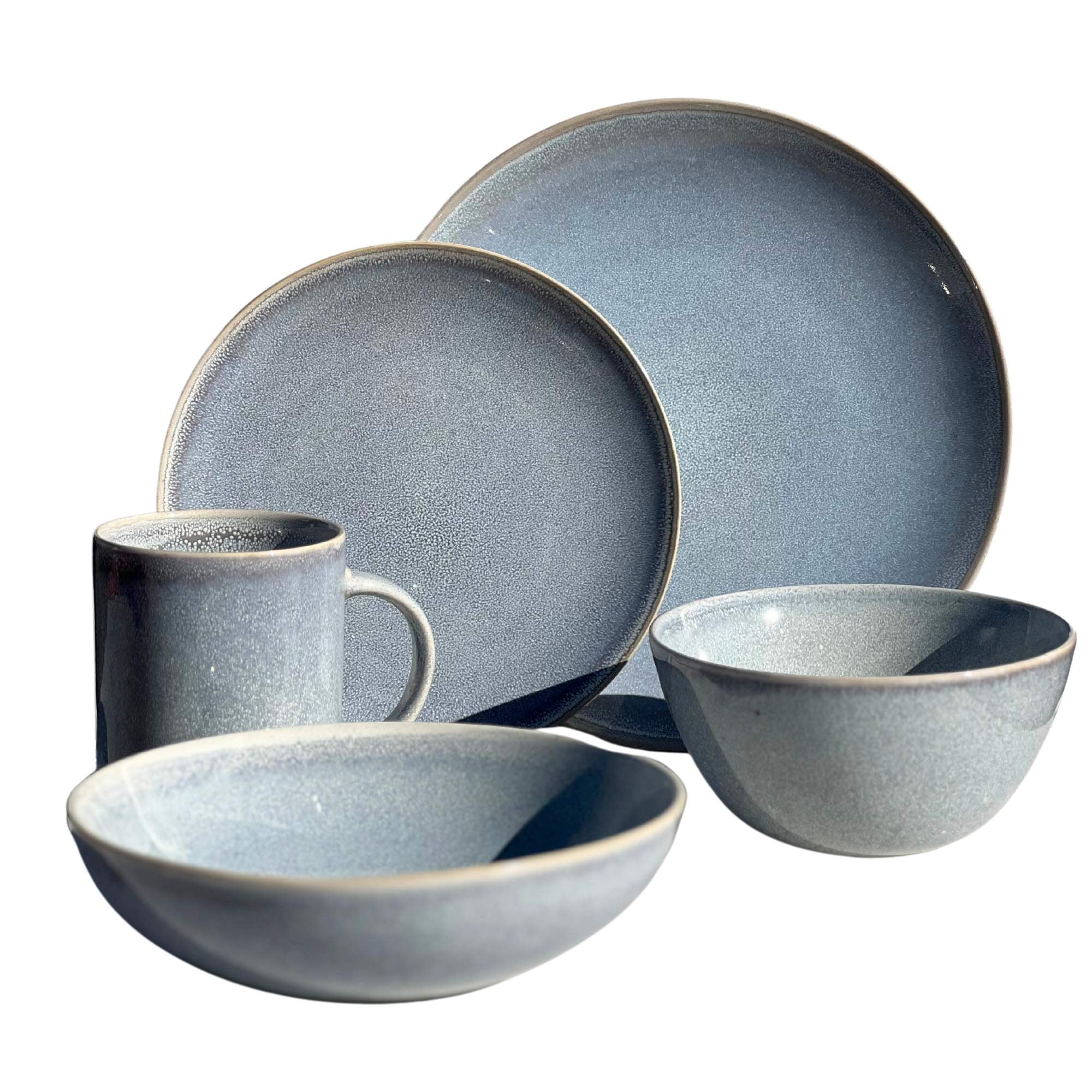 Juego de loza 30 piezas Vajilla Cerámica Rústico | Lider