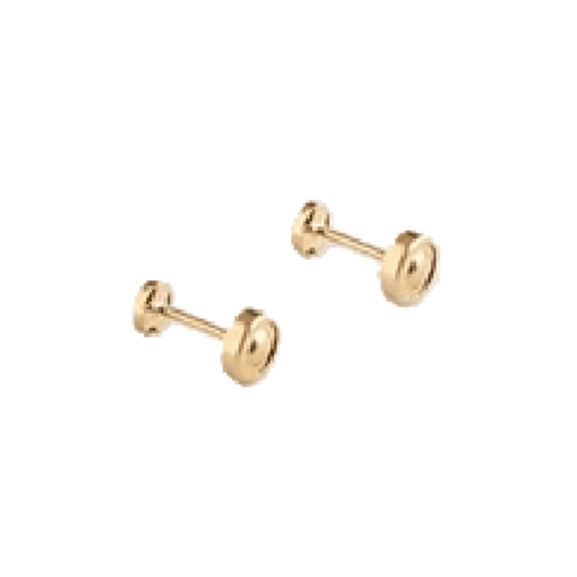 Tornillo a presión de oro para aros abridores, 1 unidad, 14k, color oro ...