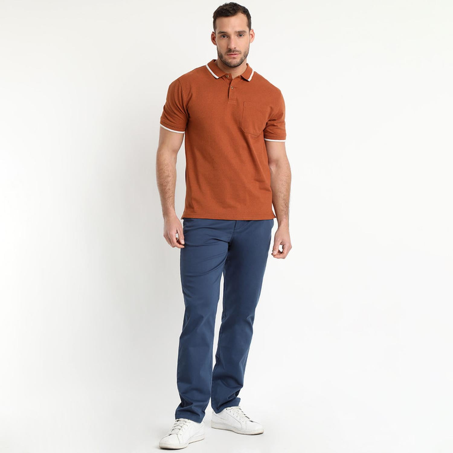 Polera Pique Ladrillo terracota XL | Lider