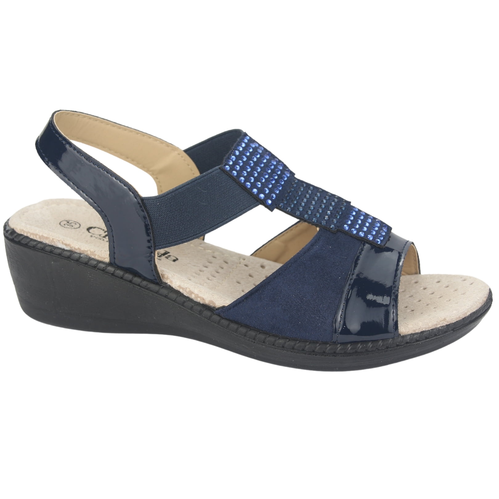 Sandalia Chalada Mujer Lupe-80 Azul Marino Casual | Lider