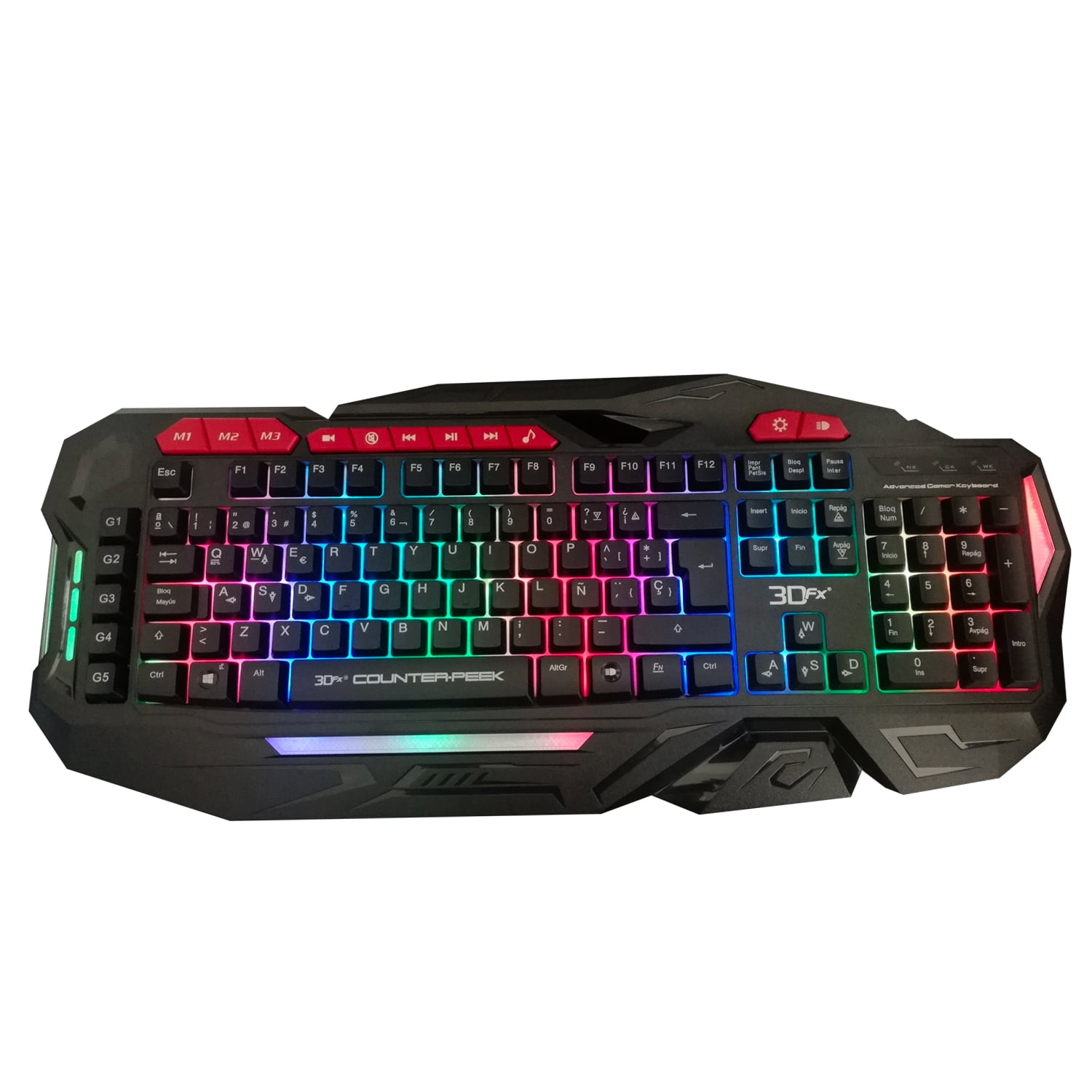 Teclado Gamer Mmo Counter-Peek | Lider