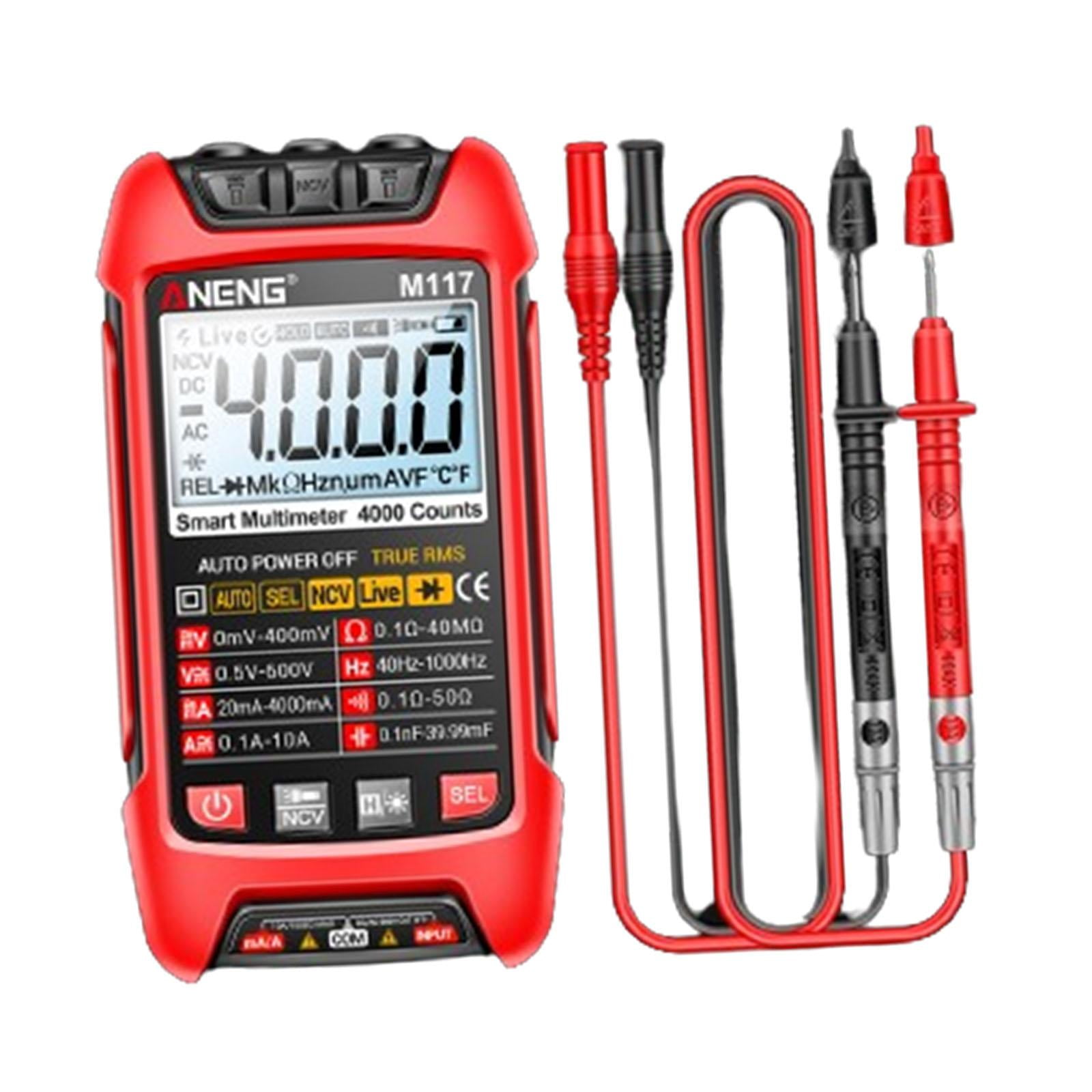 Multímetro Digital Electricista Amperímetro Ohmímetro Voltímetro ...