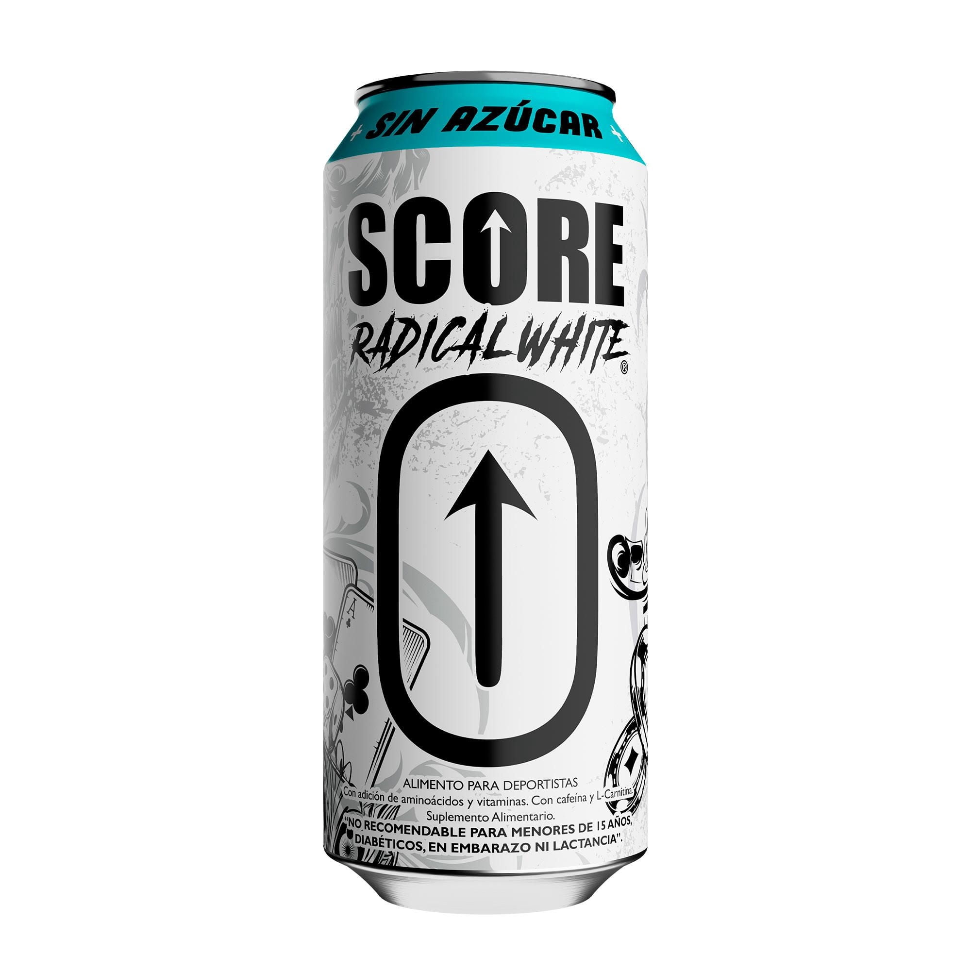 Bebida Energética Lata radical white, 473 ml | Lider