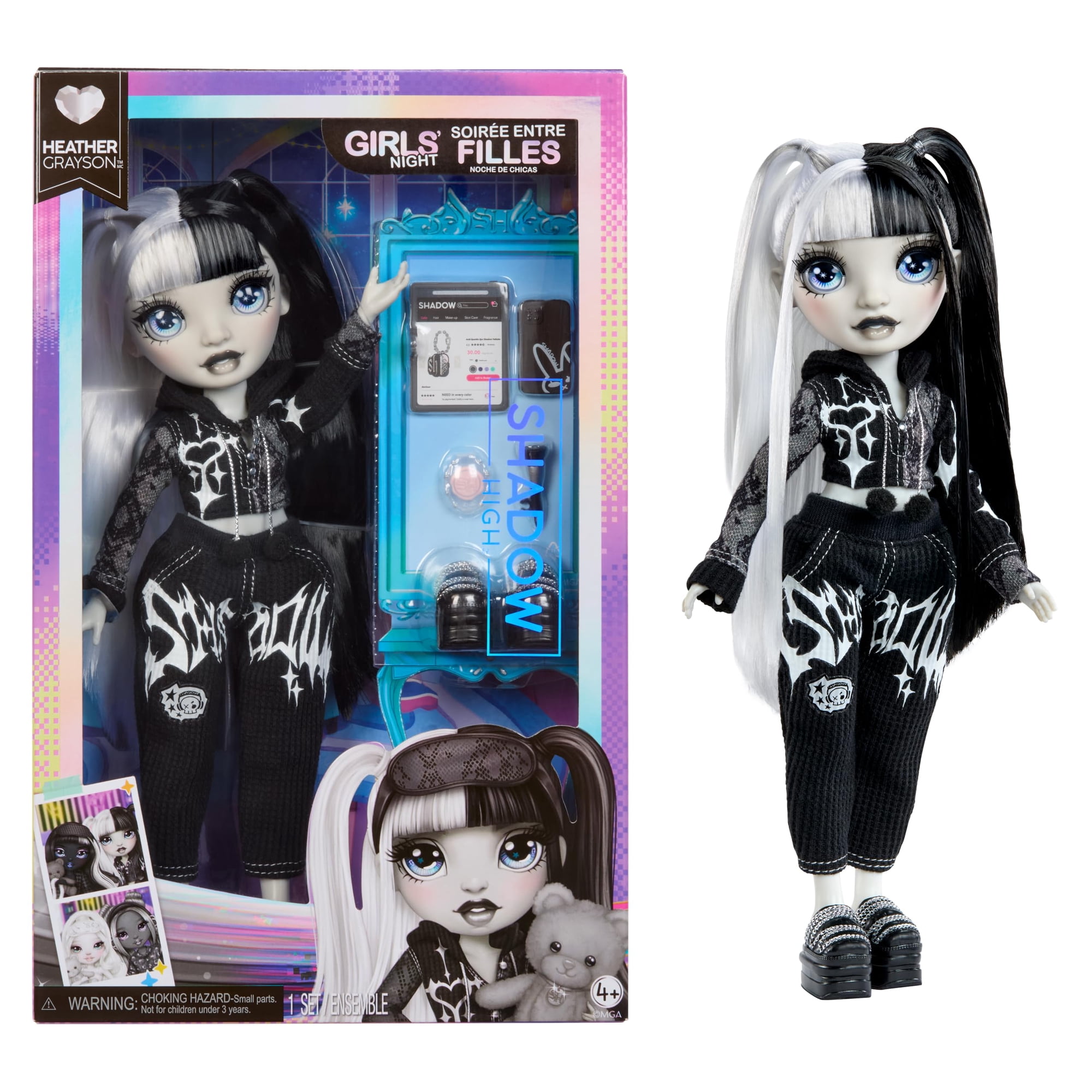 Muñeca de moda Rainbow High Shadow High Niña Night Heather Grayson | Lider