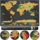 Mapa Para Raspar Scratch Map Deluxe Edition 82x59cm Raspable | Lider