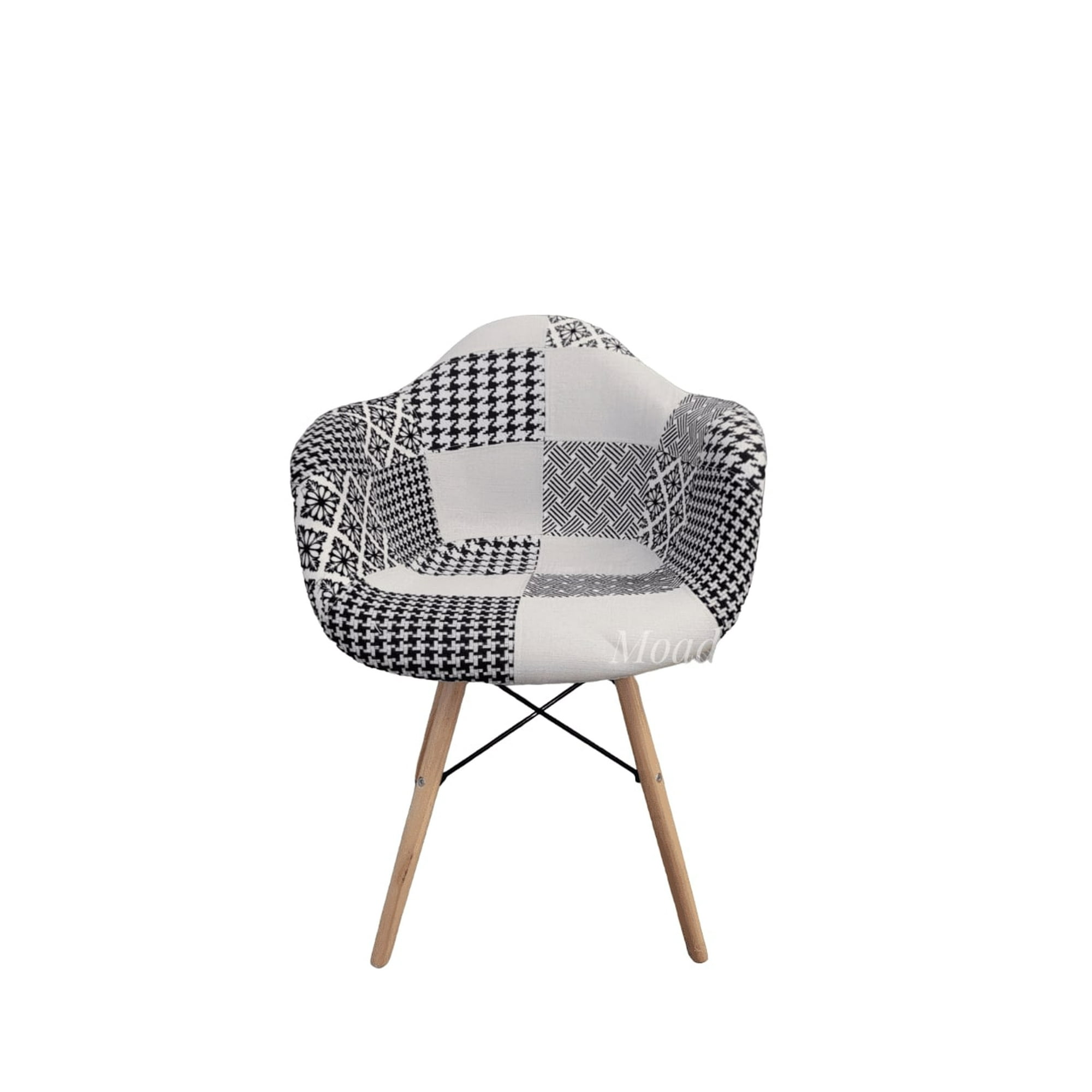 Butaca Eames Patchwork Negra | Lider