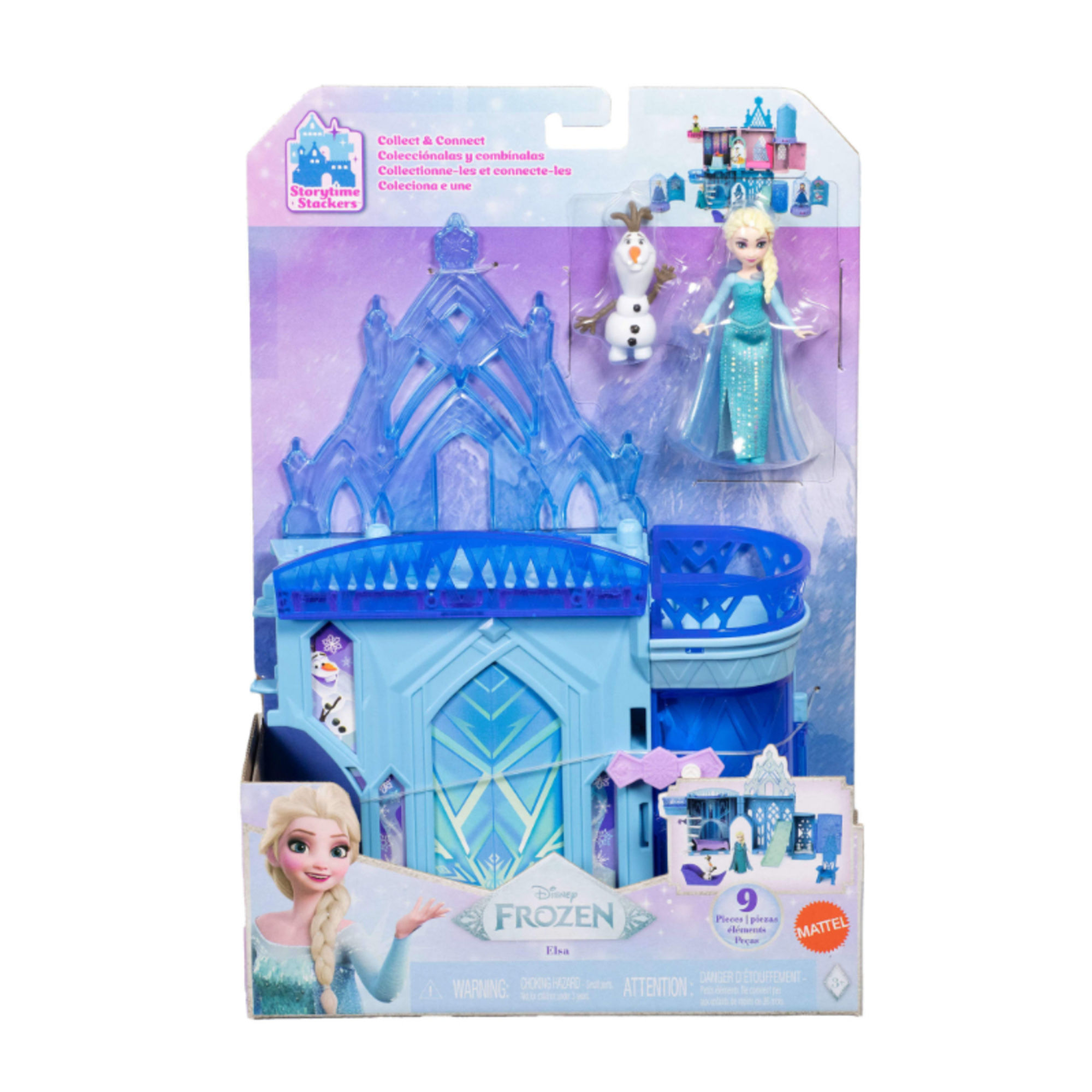 Muñeca Disney Frozen Castillo de Elsa Apilable | Lider