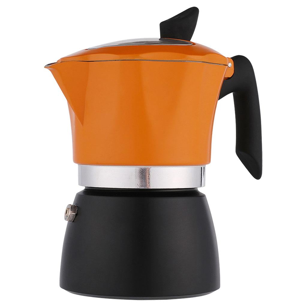 Cafetera Moka Estilo Italiano, Cafetera de Aluminio para Espresso ...