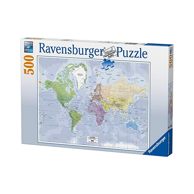 Puzzle Mapa del mundo - 500 piezas | Lider