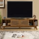 67.9 Inch Mid Century Modern Rattan TV Stand for TVs up to 75 ...