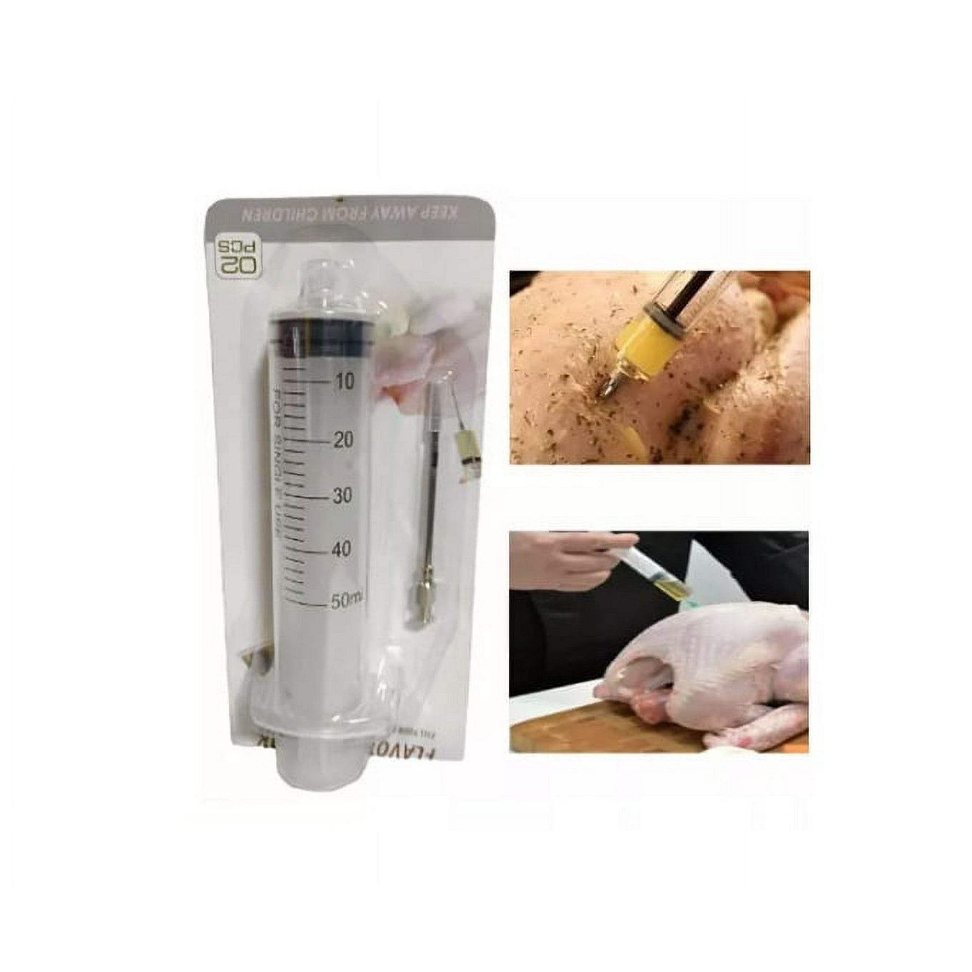 Jeringa Para Pollos Carnes Cocina Repostería Asados 50 Ml | Lider