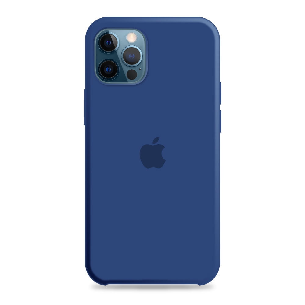 Carcasa Silicona Iphone 12 Pro Max Azul | Lider