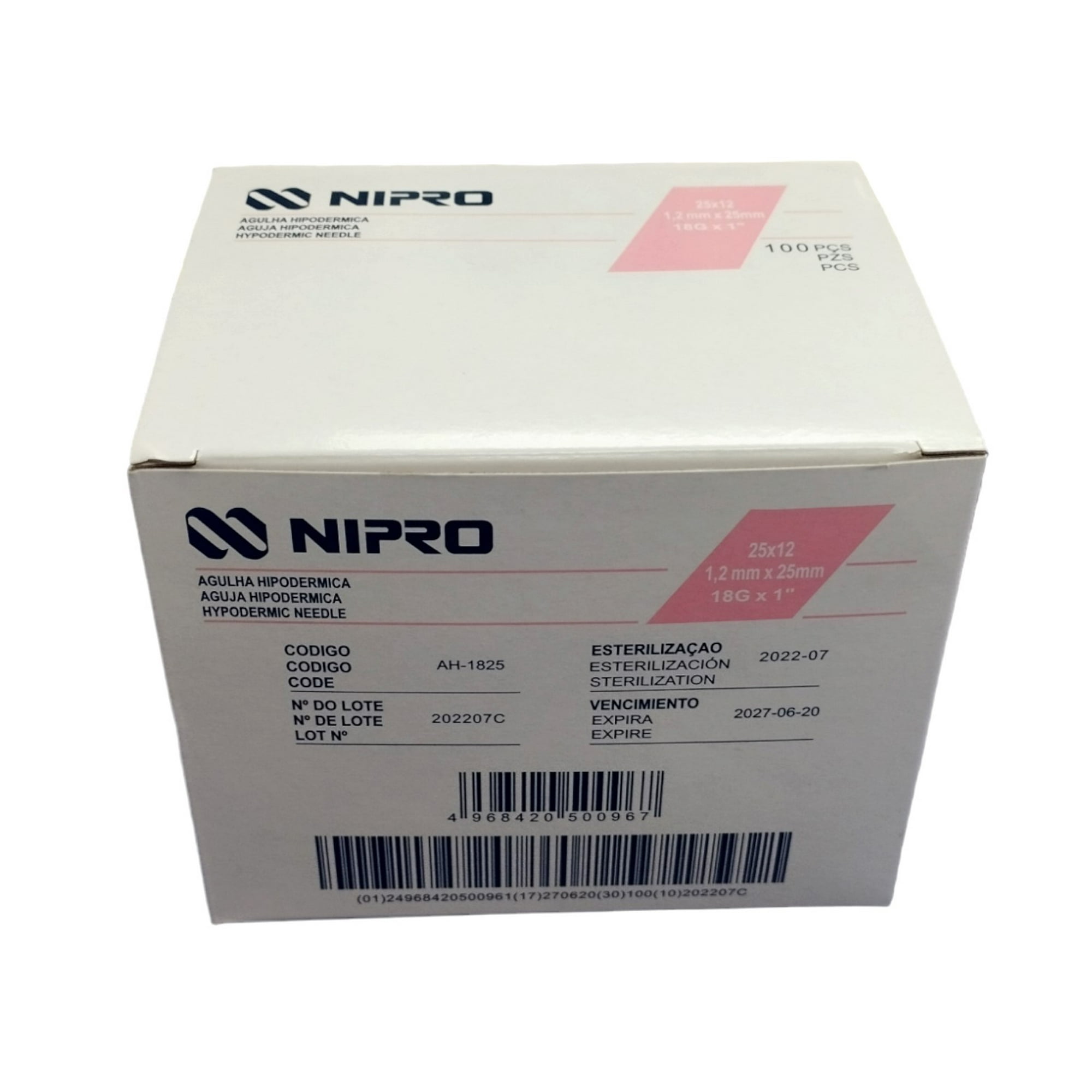 Aguja Hipodermica 18g X 1 Caja 100 Unidades | Lider