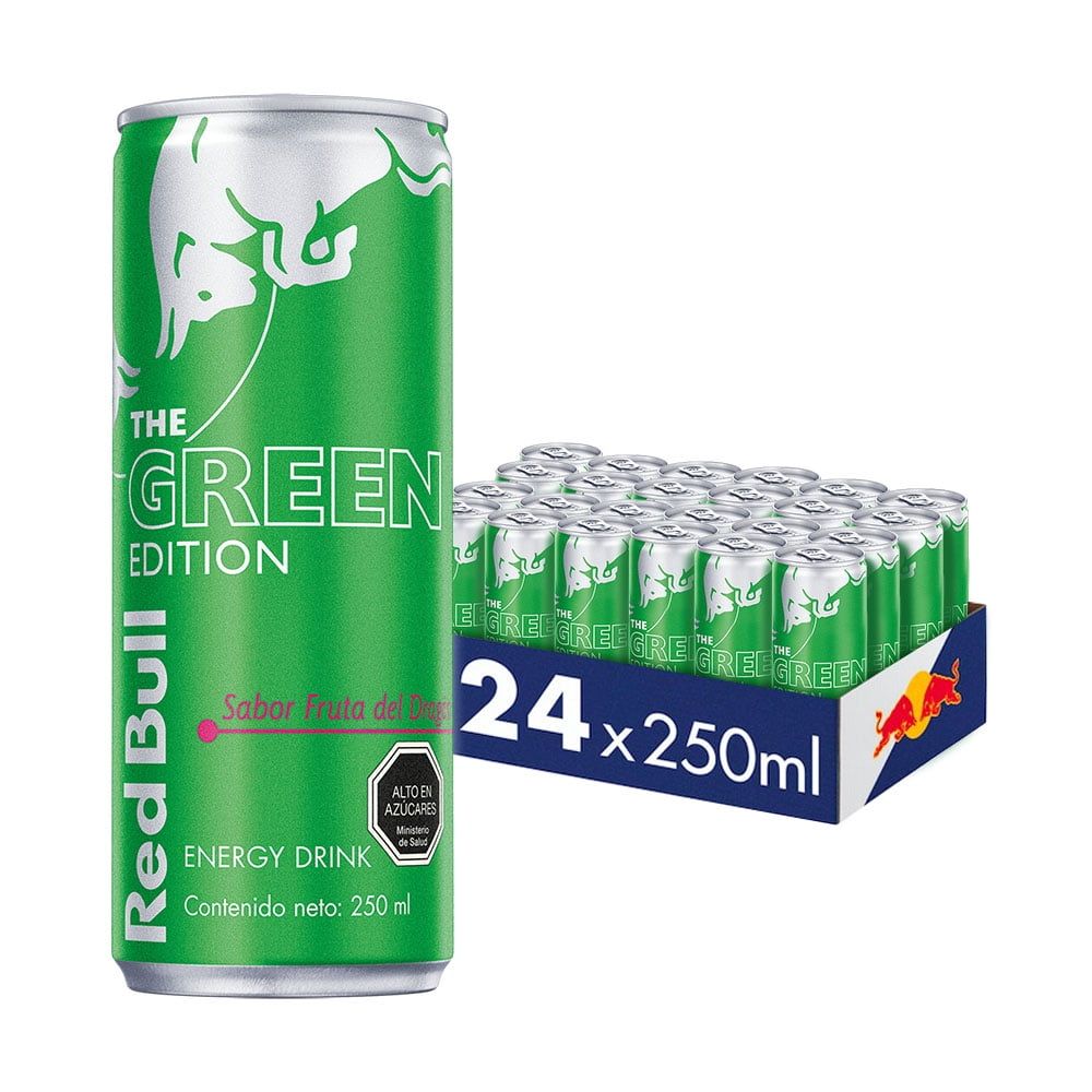 Red Bull Bebida Energética Pack 24 Latas Fruta Del Dragón 250Ml | Lider